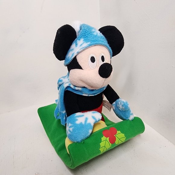 Disney | Holiday | Disney Sledding Fun Mickey Mouse Musical Singing ...